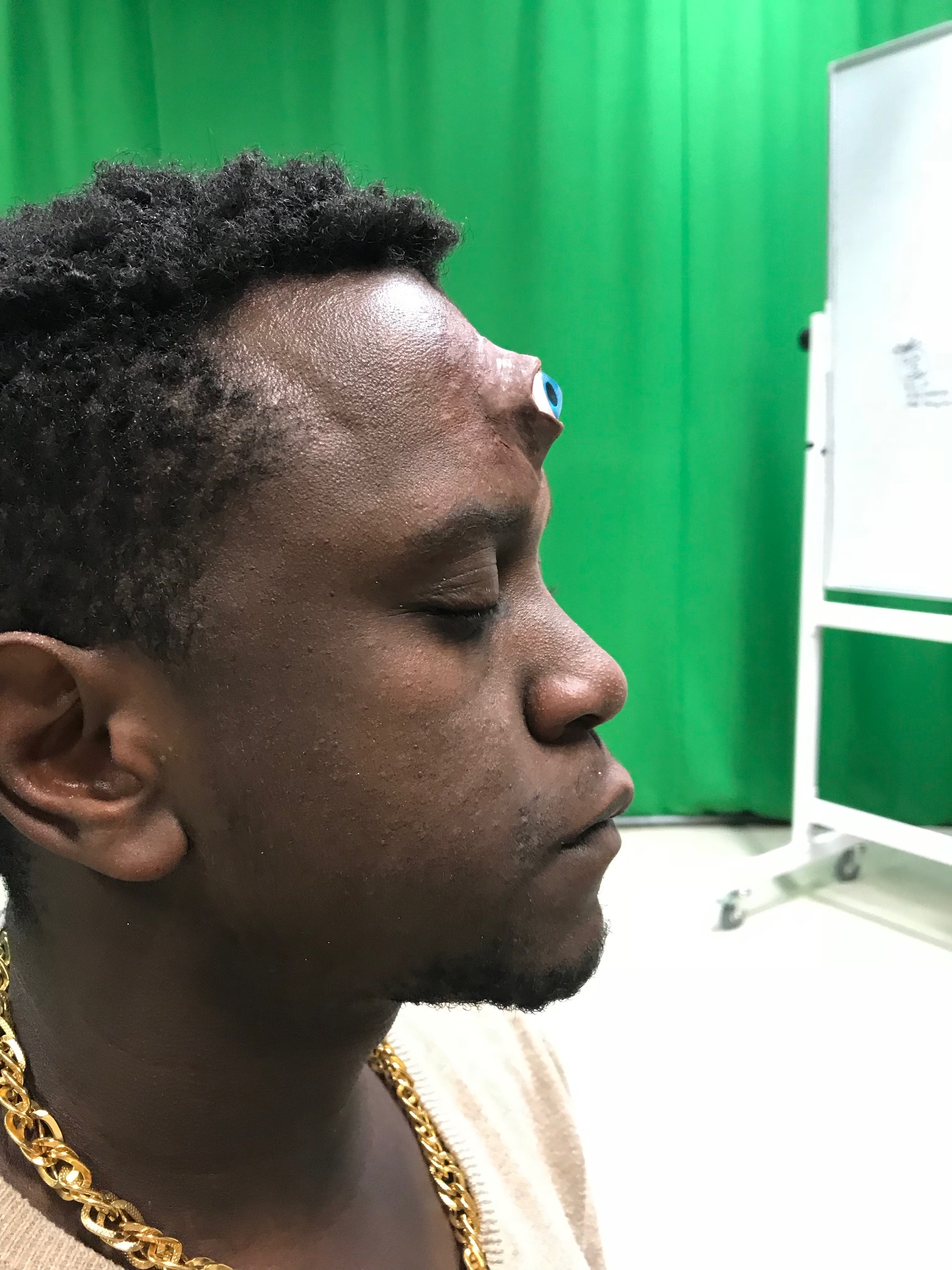 third eye prosthetic makeup