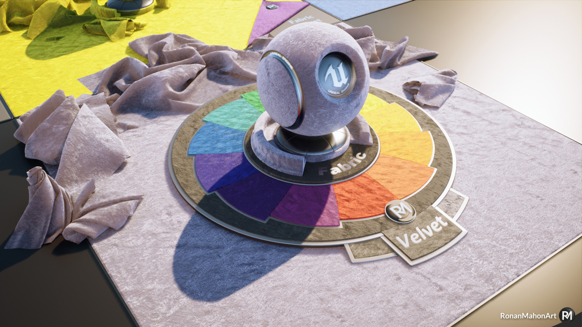 Ronan Mahon - Fabric Materials for Unreal