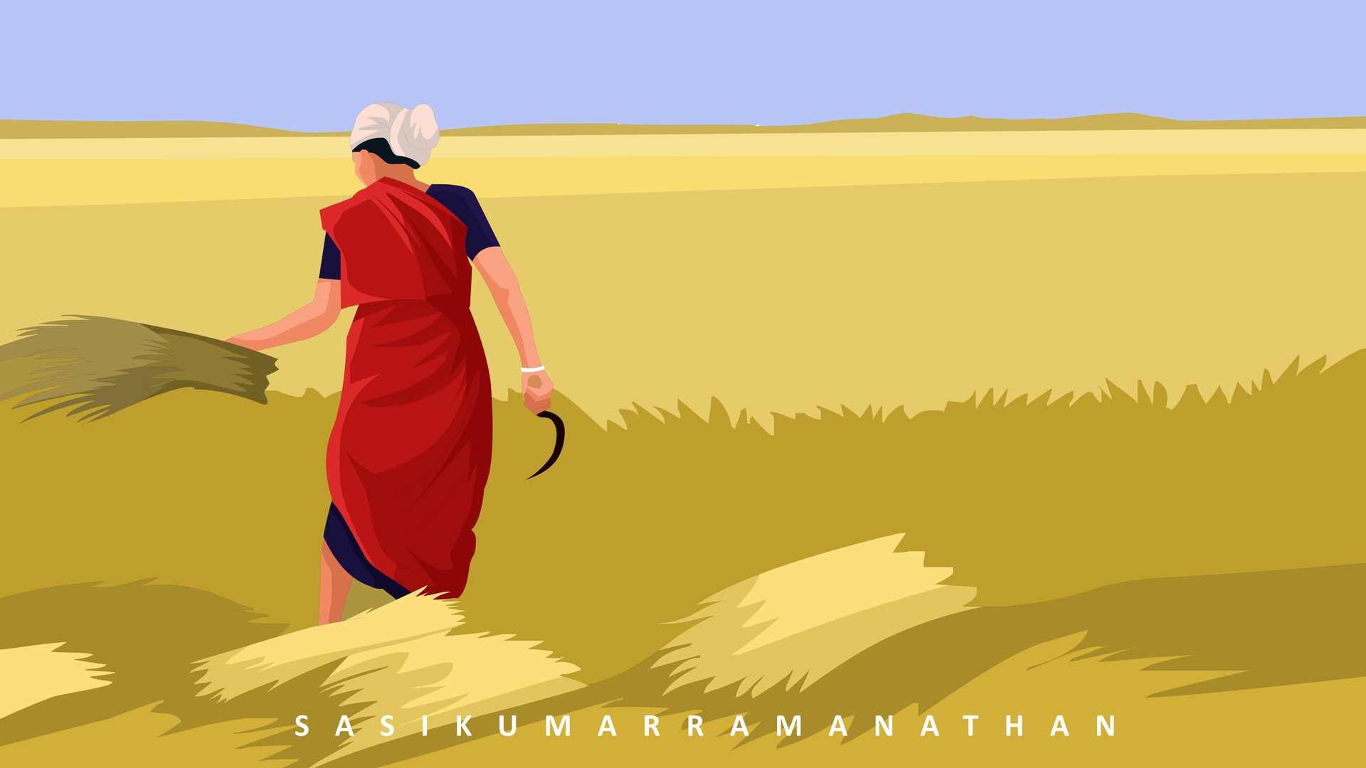 Sasikumar Ramanathan Artist - Tamil farmer1