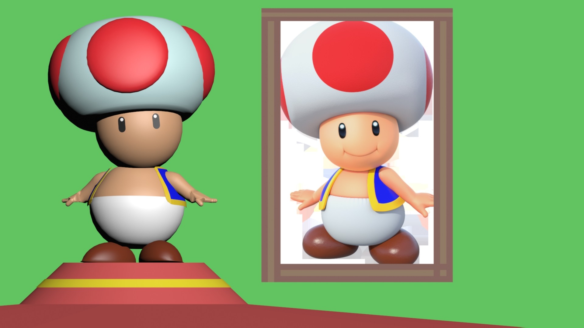 ArtStation - Toad getting dressed