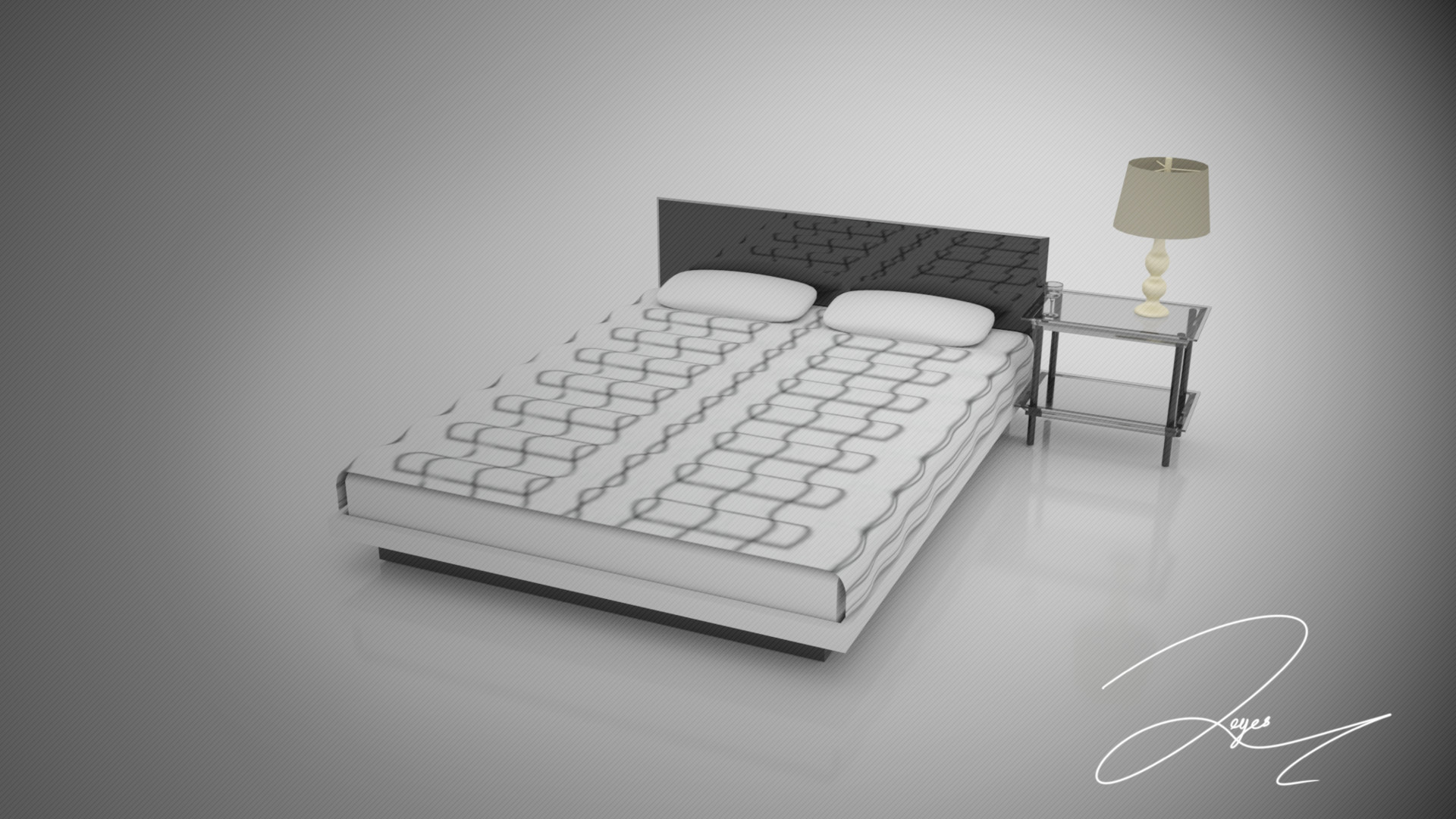 ArtStation - Bed Model