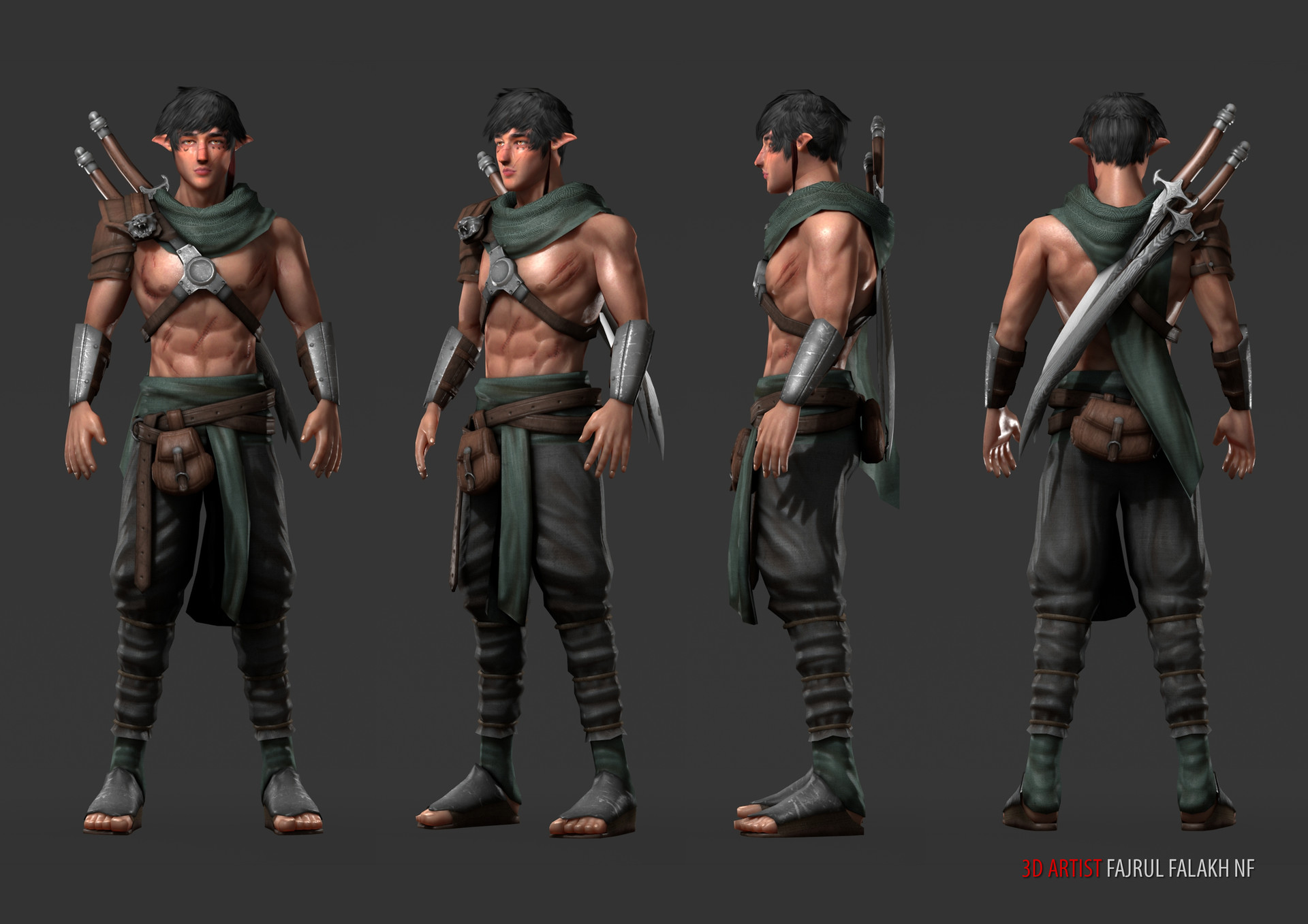 Fajrul FN - DESERT WARRIOR - Irgis Derim (Original Character)