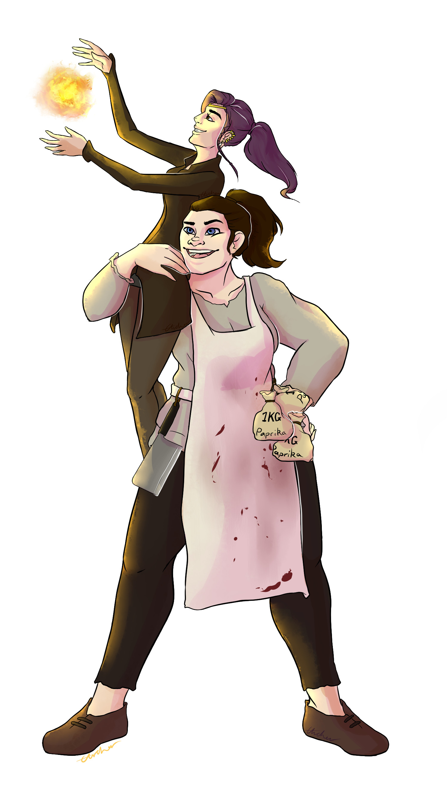 Ellen Archer - Dungeons and Dragons Characters: Christmas Present