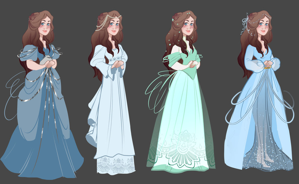 ArtStation - Princess Costume Concepts