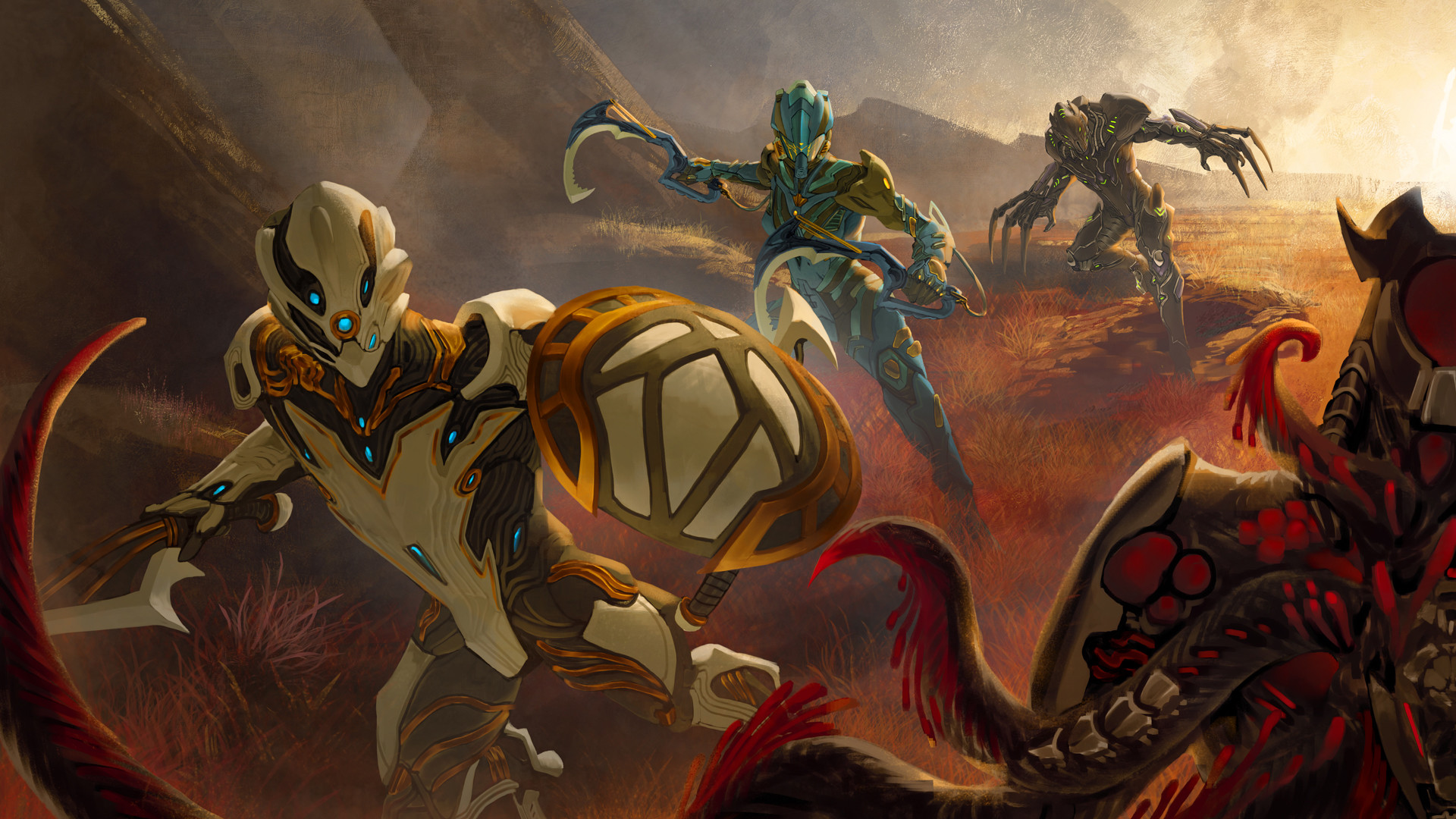 Kevin Glint Studios - Warframe Bionicle Crossover