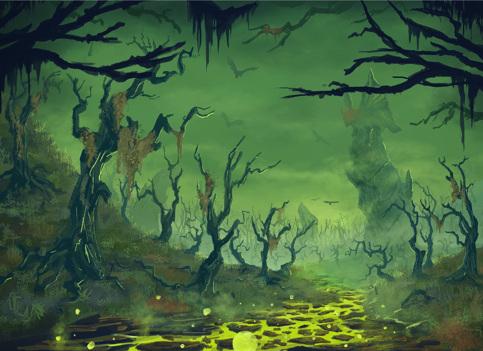 ArtStation - The Place Where Evil Flies - Forgotten Lands