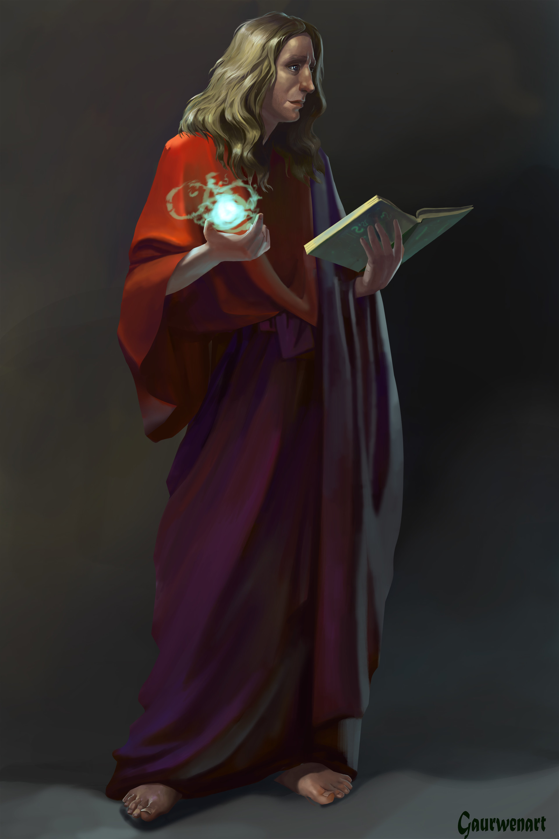 Fantasy Priest Art