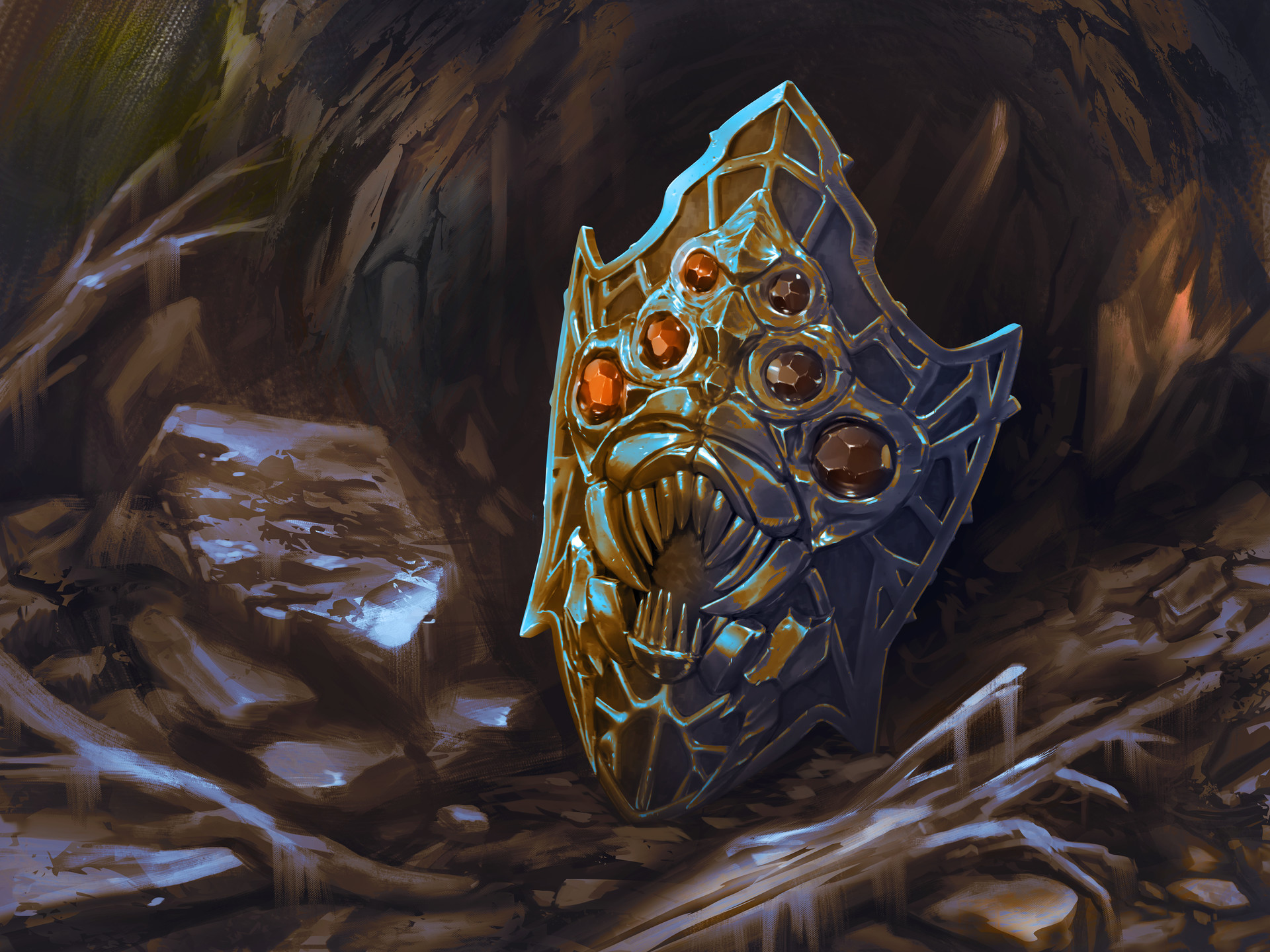 ArtStation - Shield of the Spider Queen