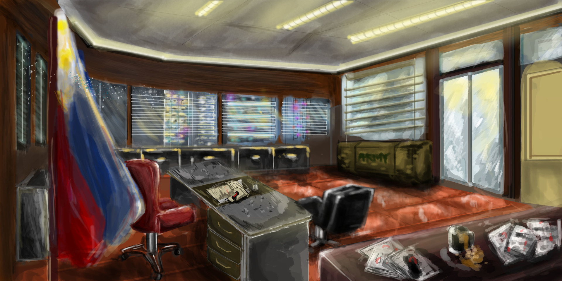 ArtStation - Office concept art