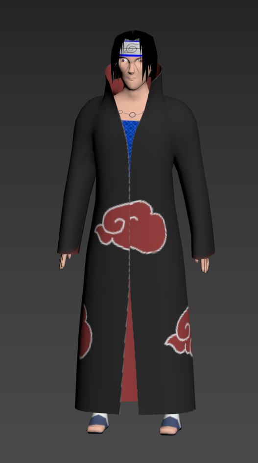 ArtStation - Itachi Uchia Model (Naruto)