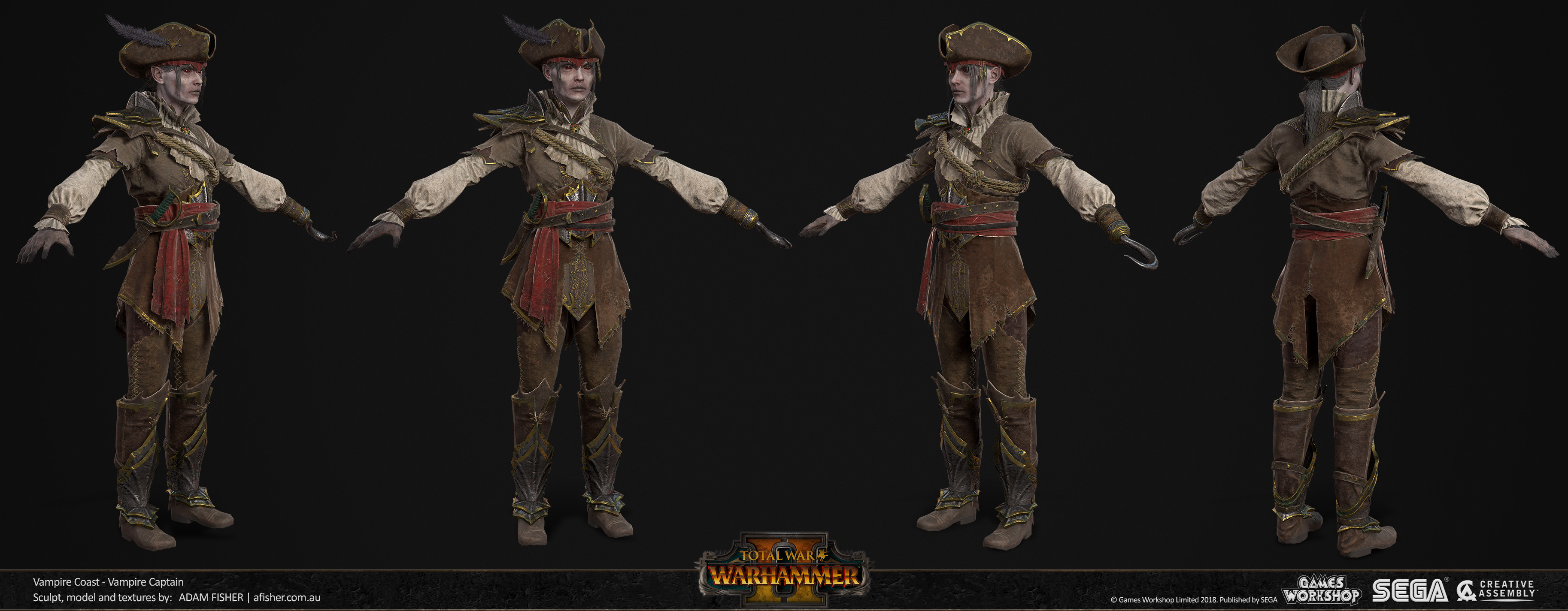Creative Assembly - Vampire Coast Vampire Captain