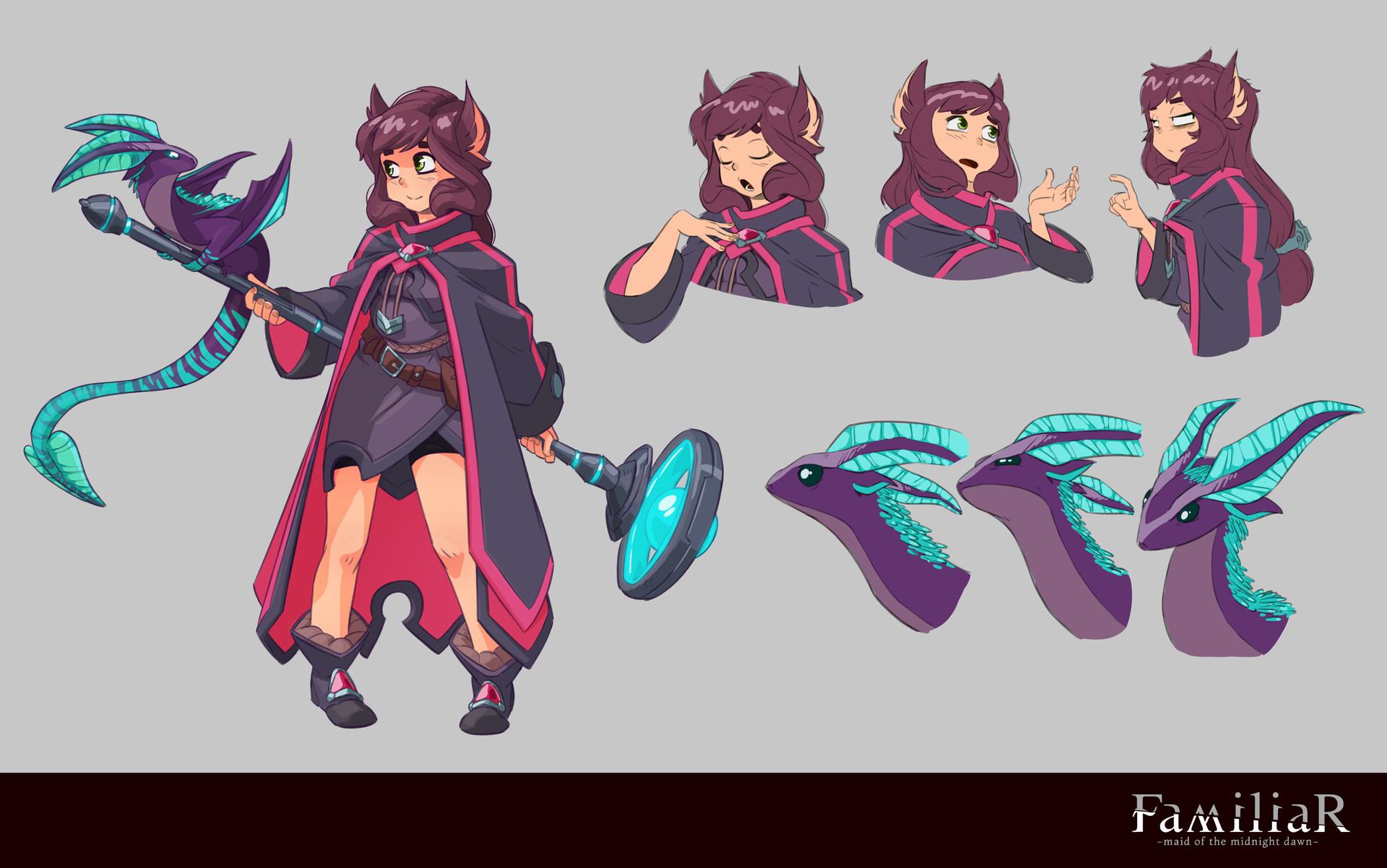 ArtStation - Familiar - Rikanna & Rinu