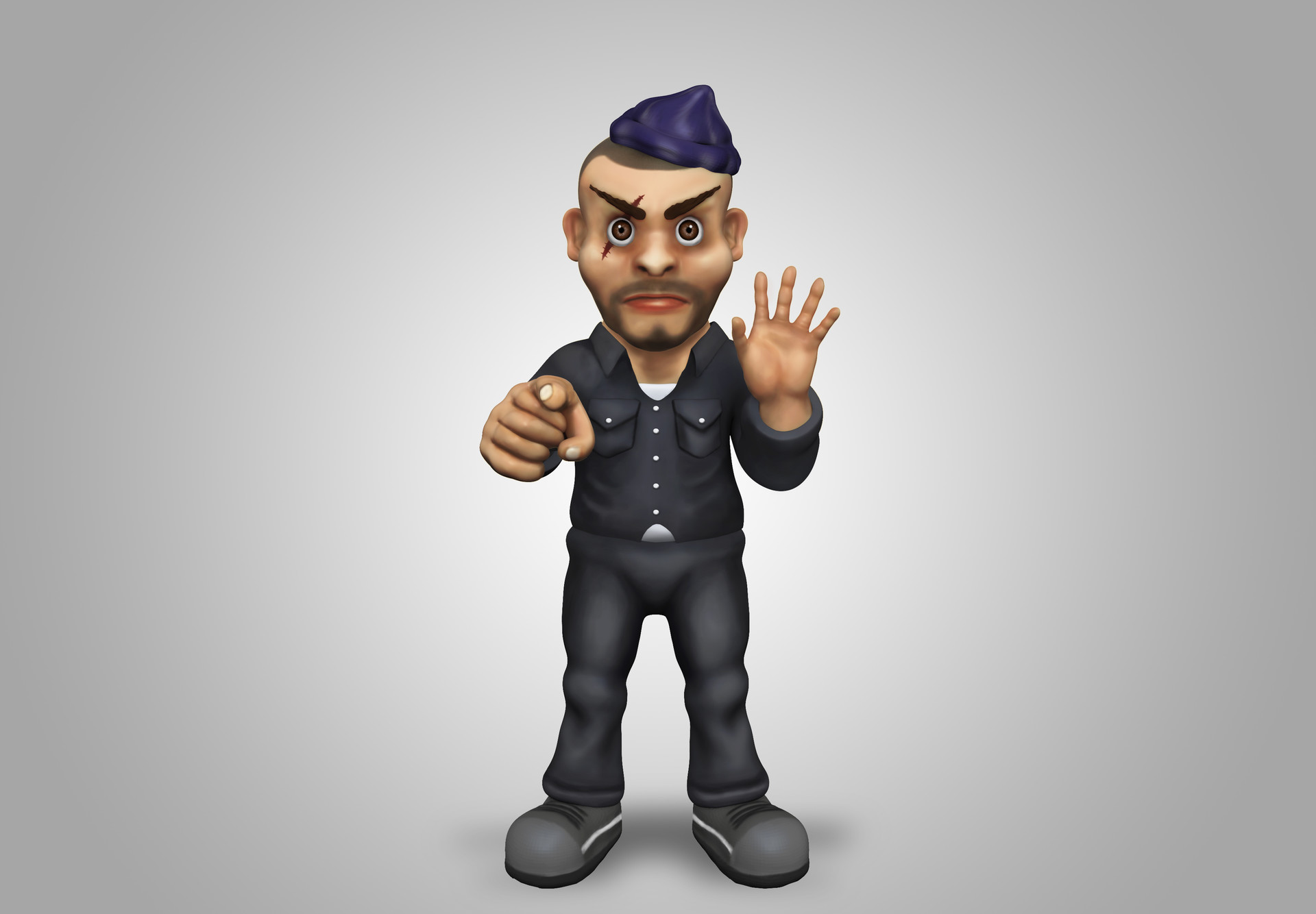 ArtStation - iconic character for game