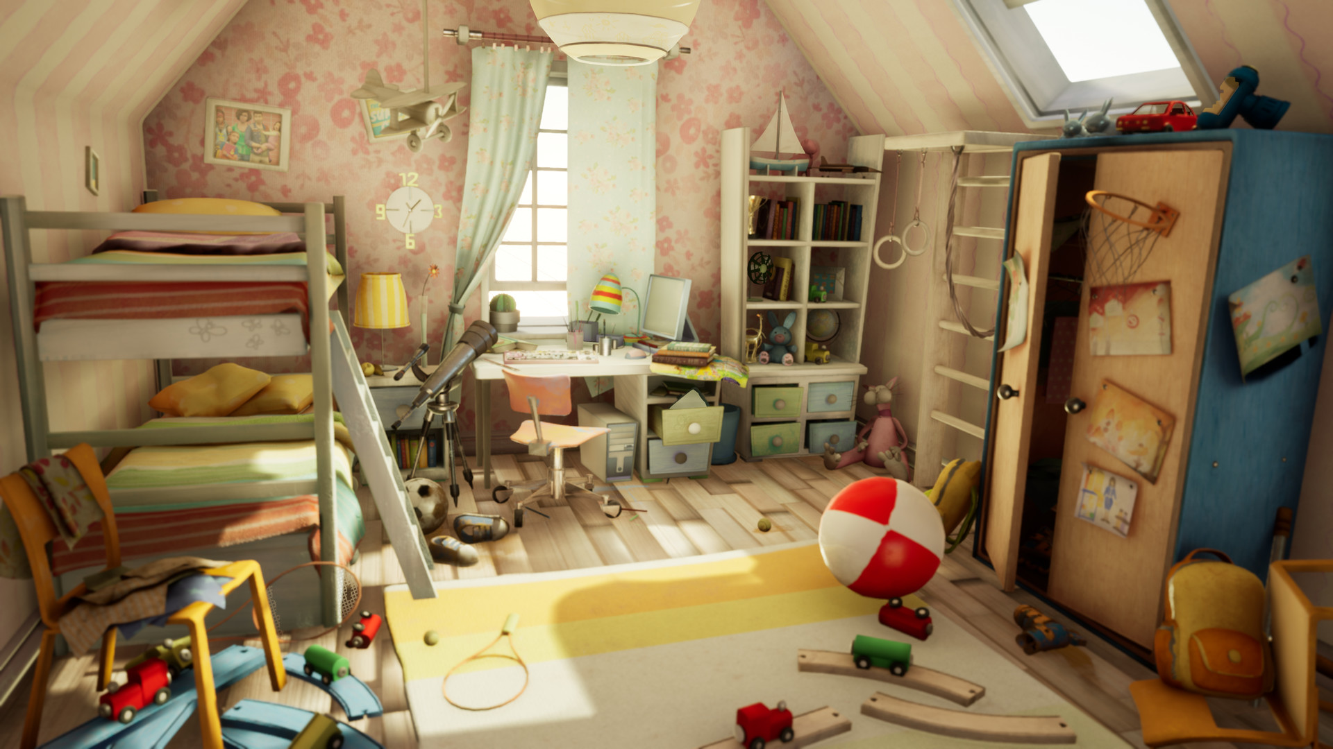 May Goh - Student Work - Child Bedroom - Stylized Environment
