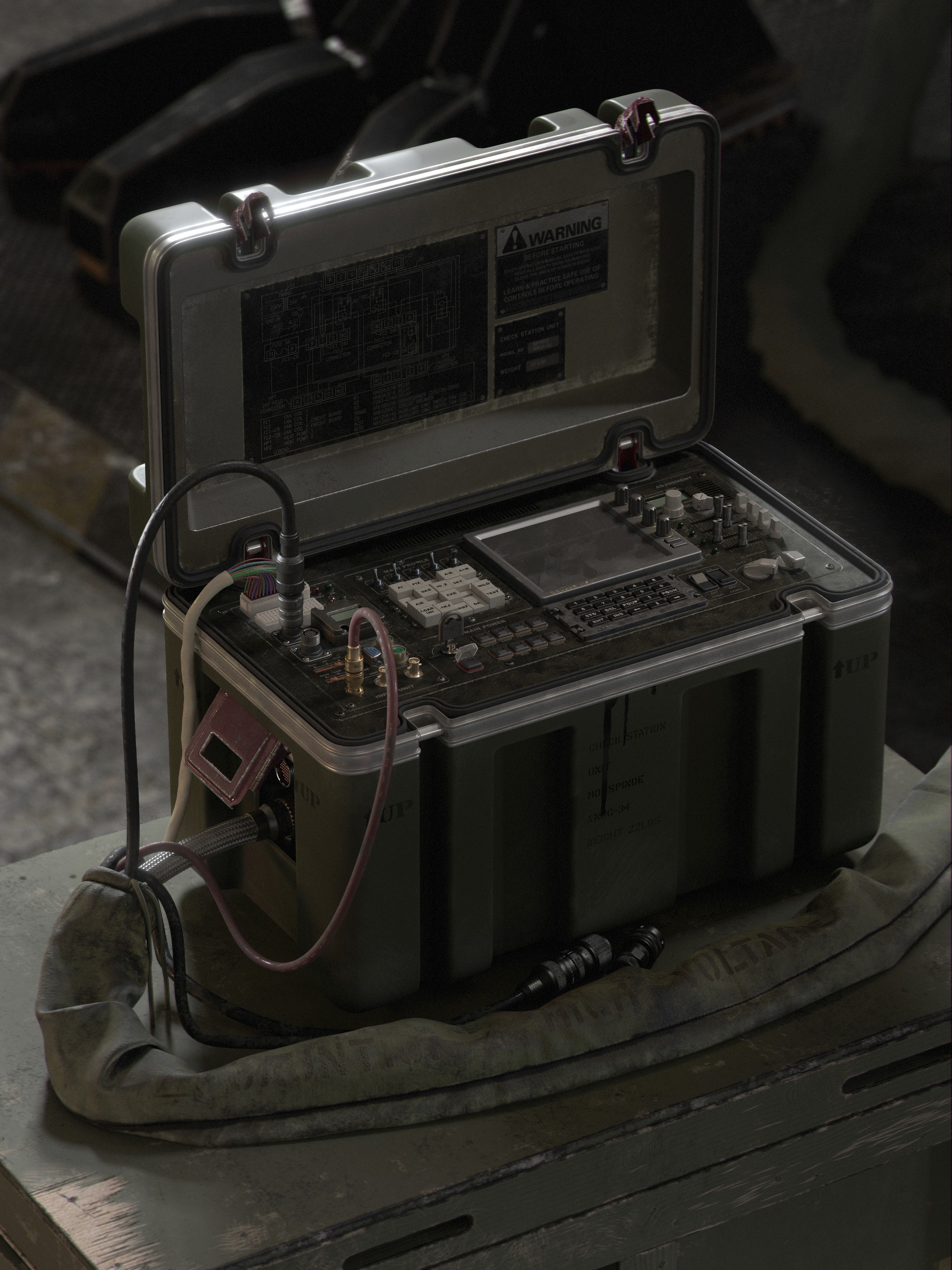 ArtStation - Check station unit