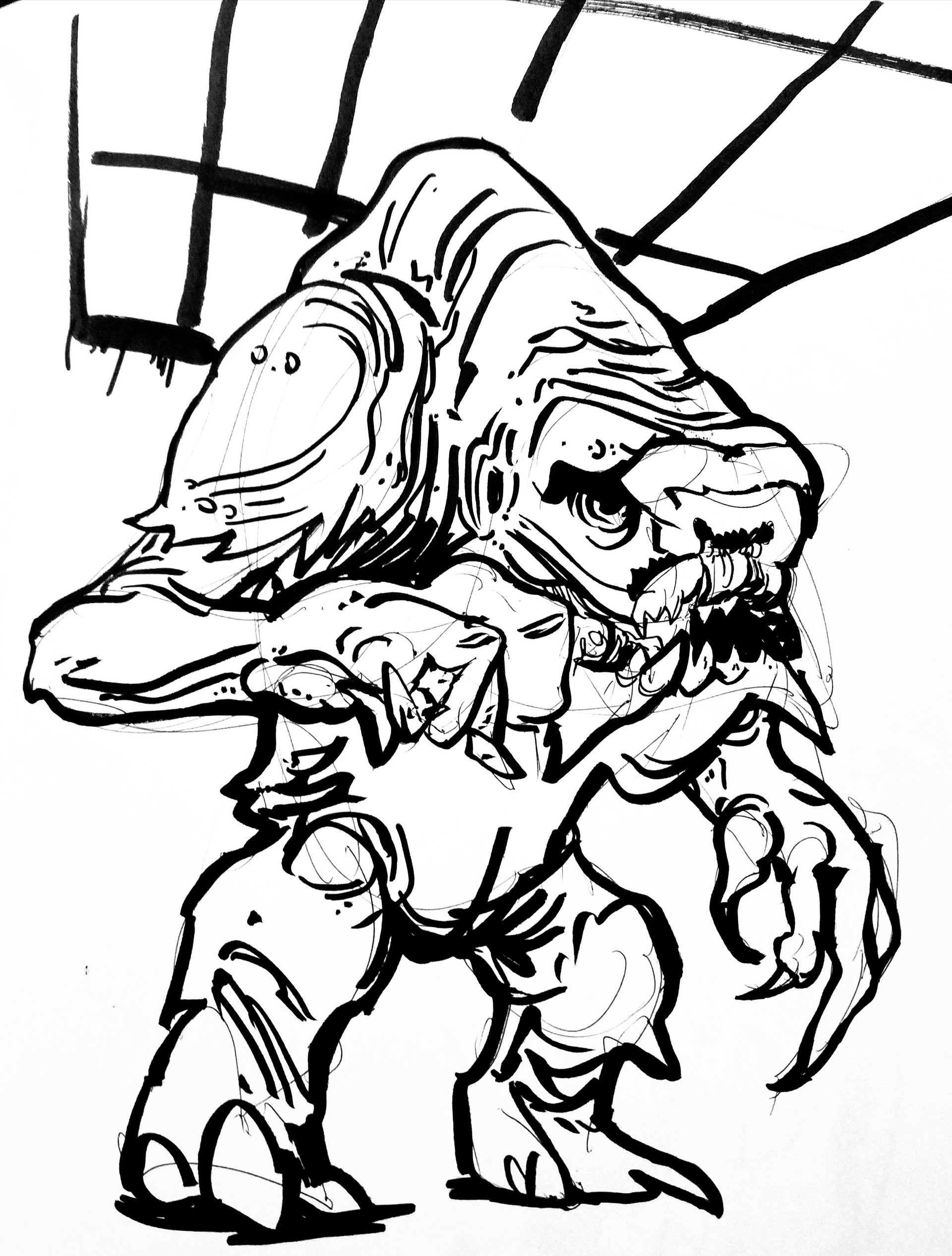 rancor coloring pages