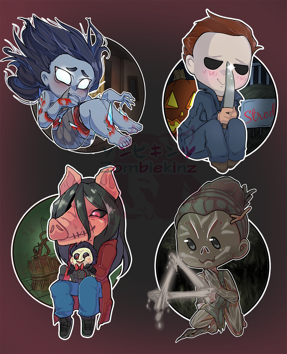 Zombiekinz ~ - Series 001 Dead by Daylight Chibis