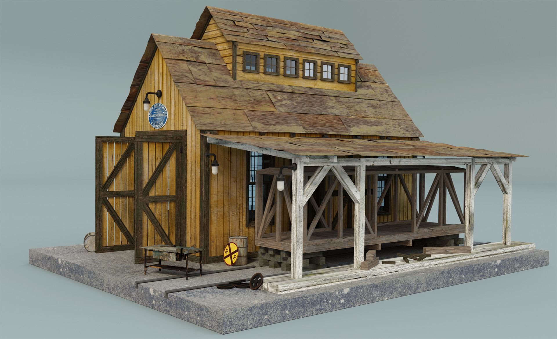 ArtStation - Train car shop