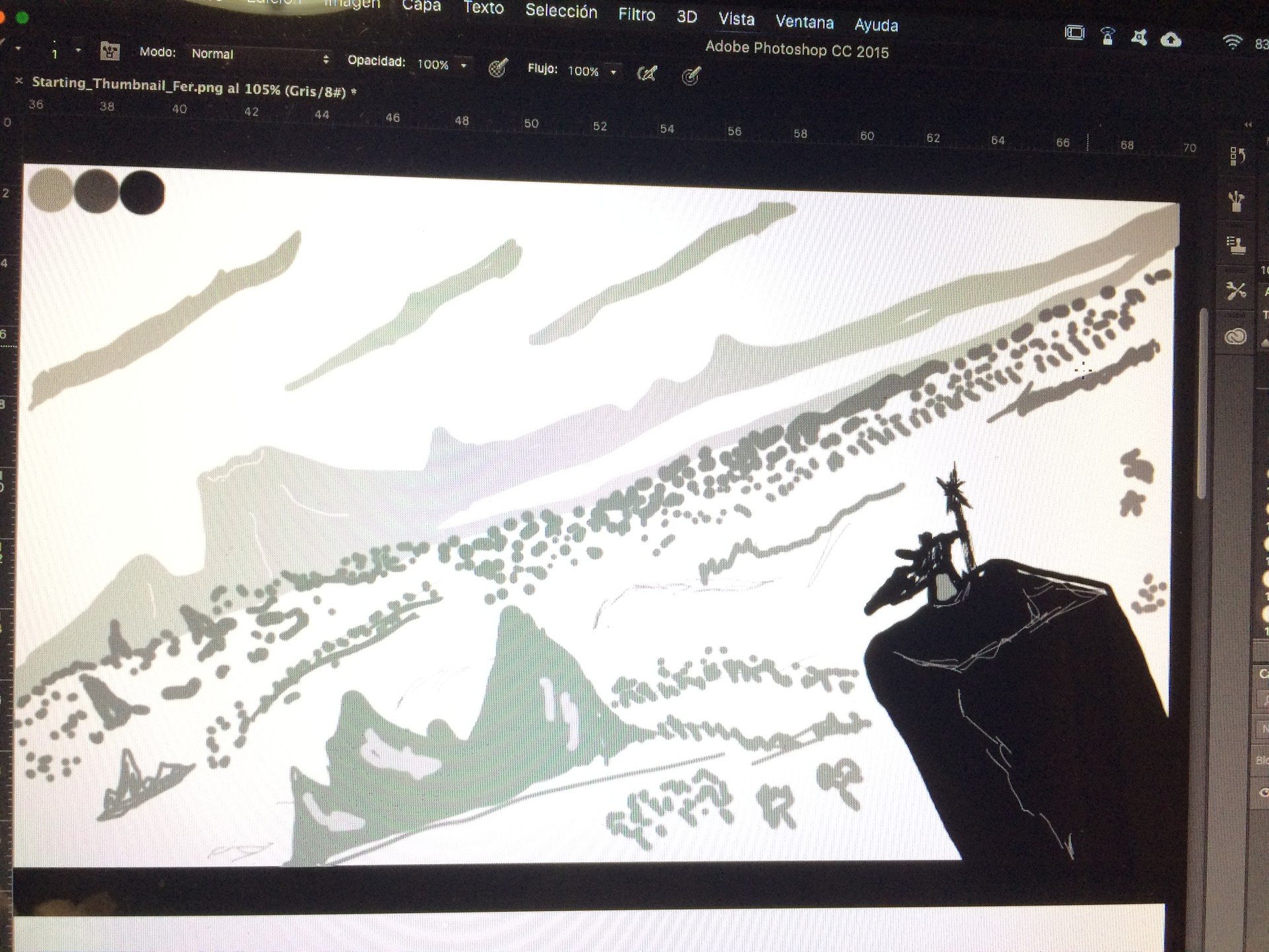 ArtStation - “3 Tone Epic Landscape”
