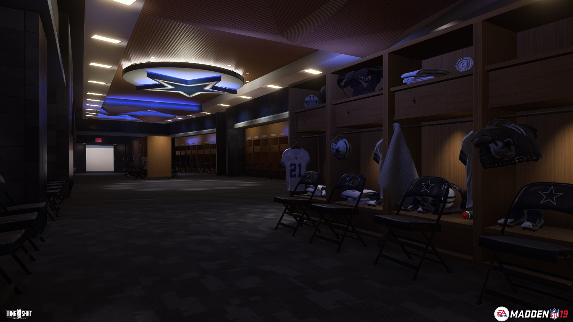 Connor Hollis - Cowboys/Dolphins/Texans Locker Room (Madden 19)
