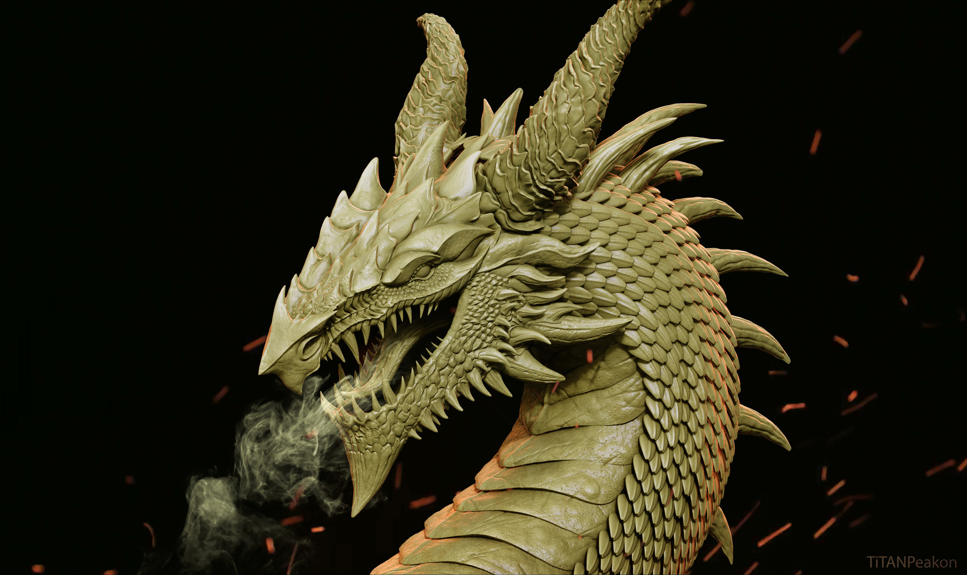 ArtStation - Dragon Bust