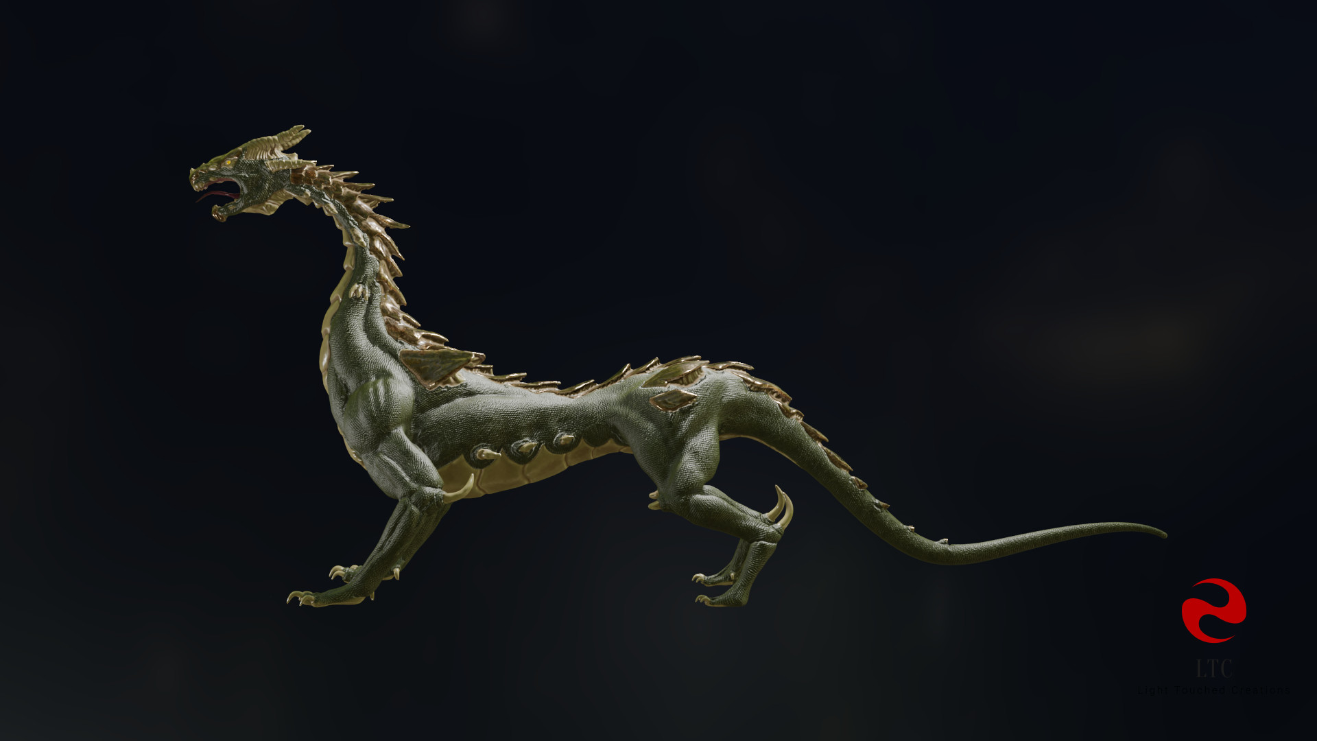 ArtStation - Earth Dragon Dilong