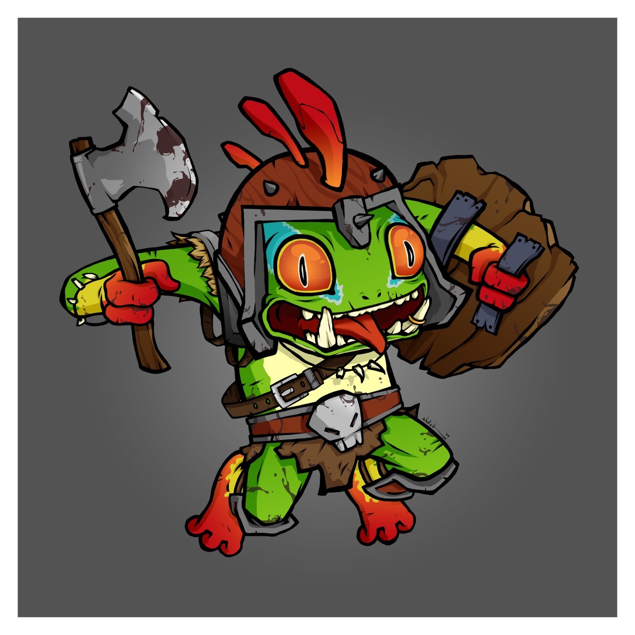 ArtStation - Warrior murloc