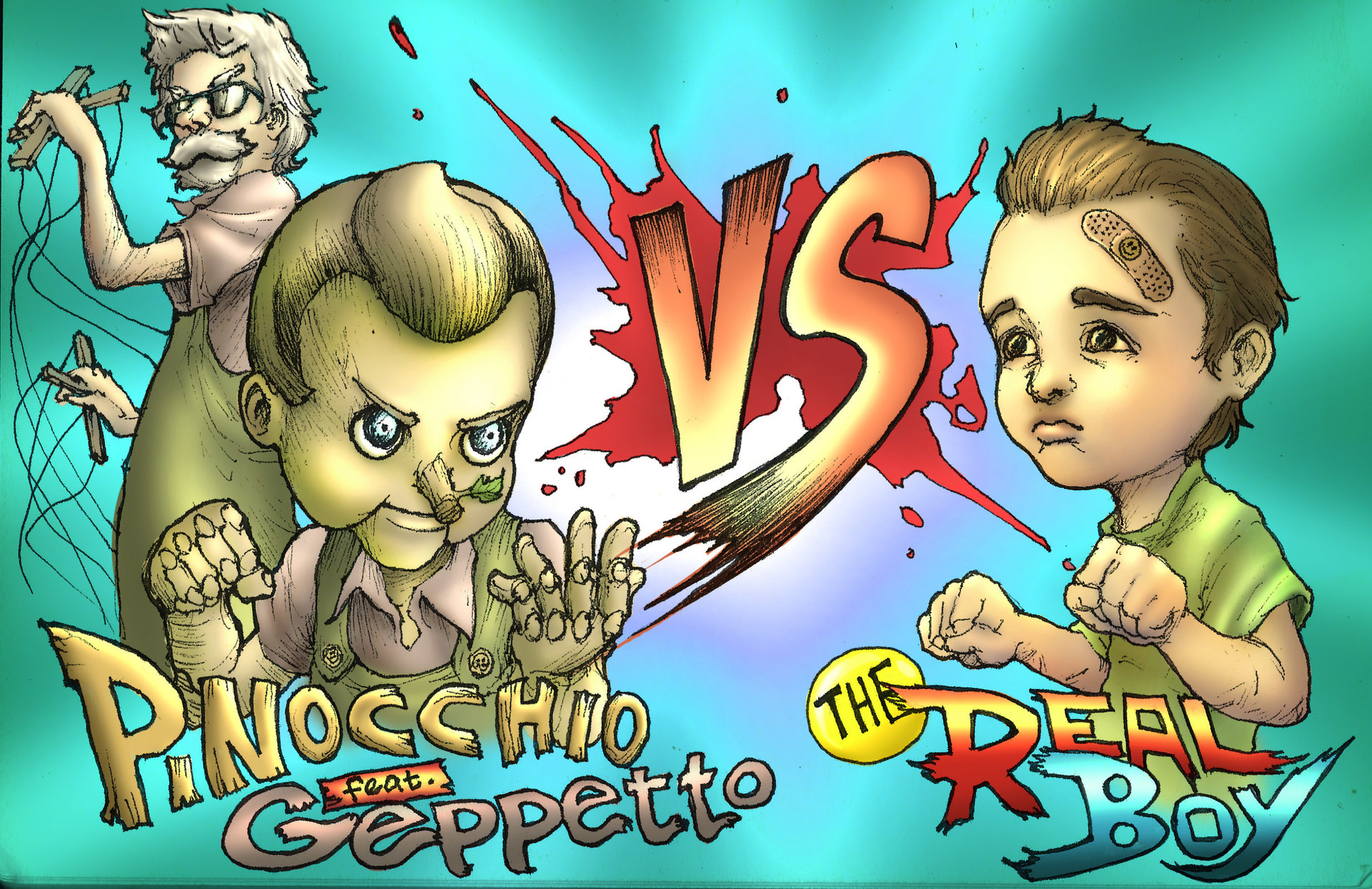 ArtStation - Pinocchio vs The Real Boy