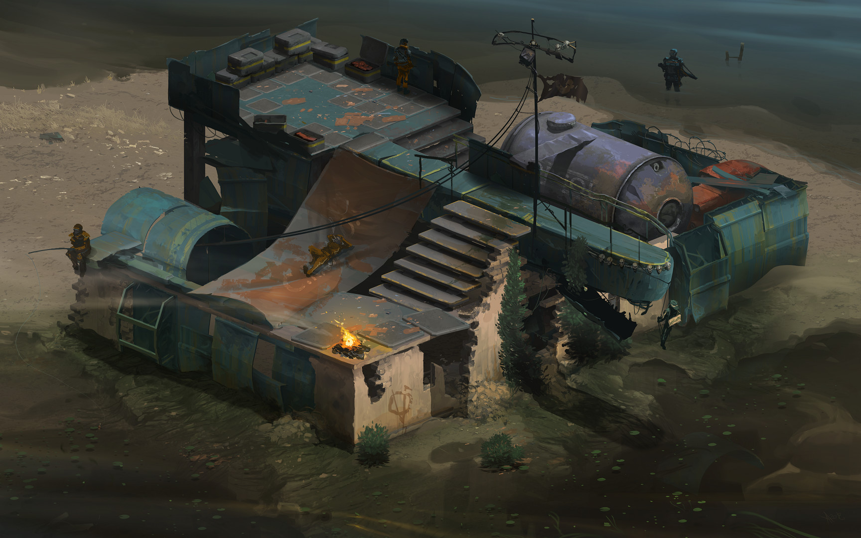 ArtStation - Encased RPG - Isometric Concepts, Dark Crystal Games