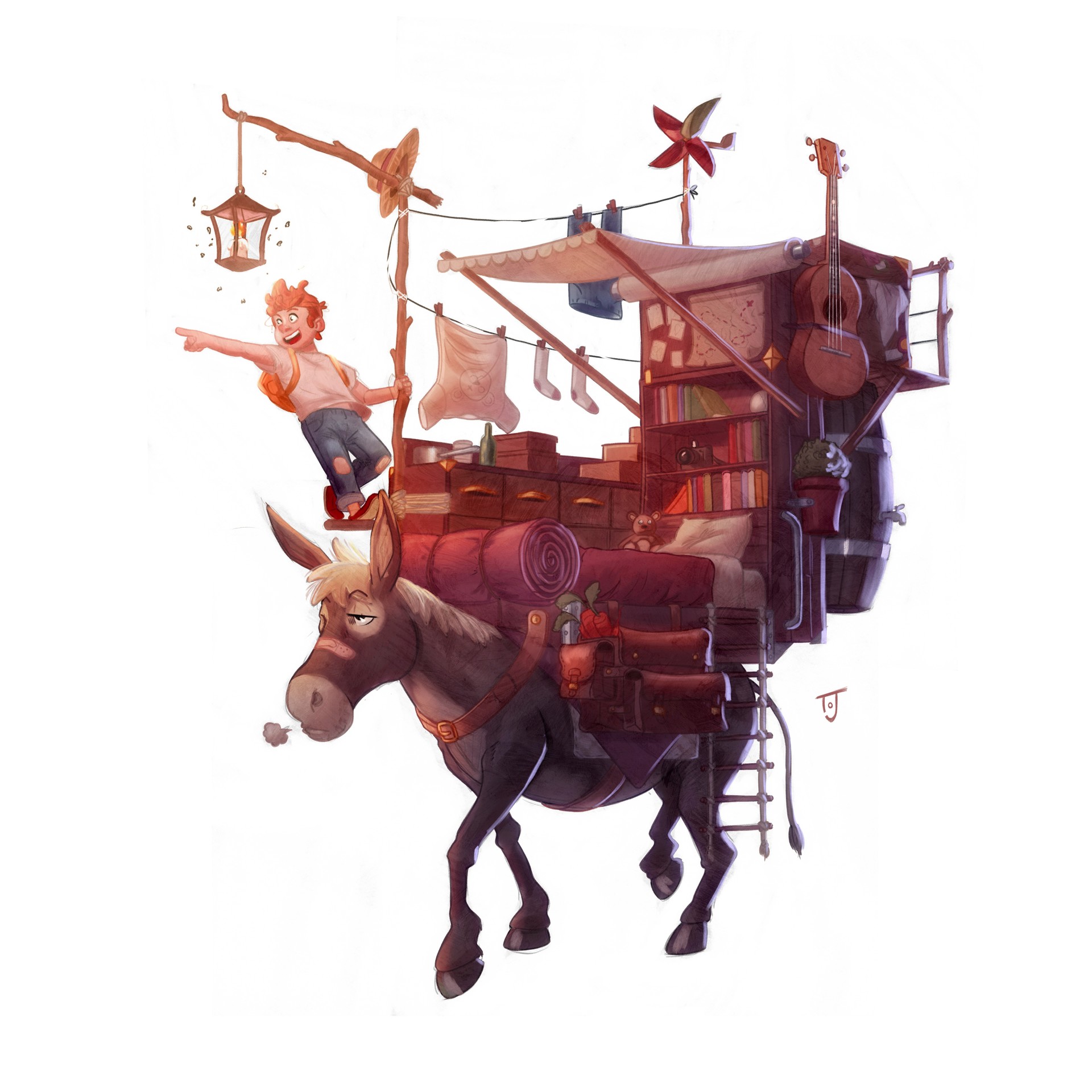 ArtStation - BackPacker winner of the Character design Challenge ...