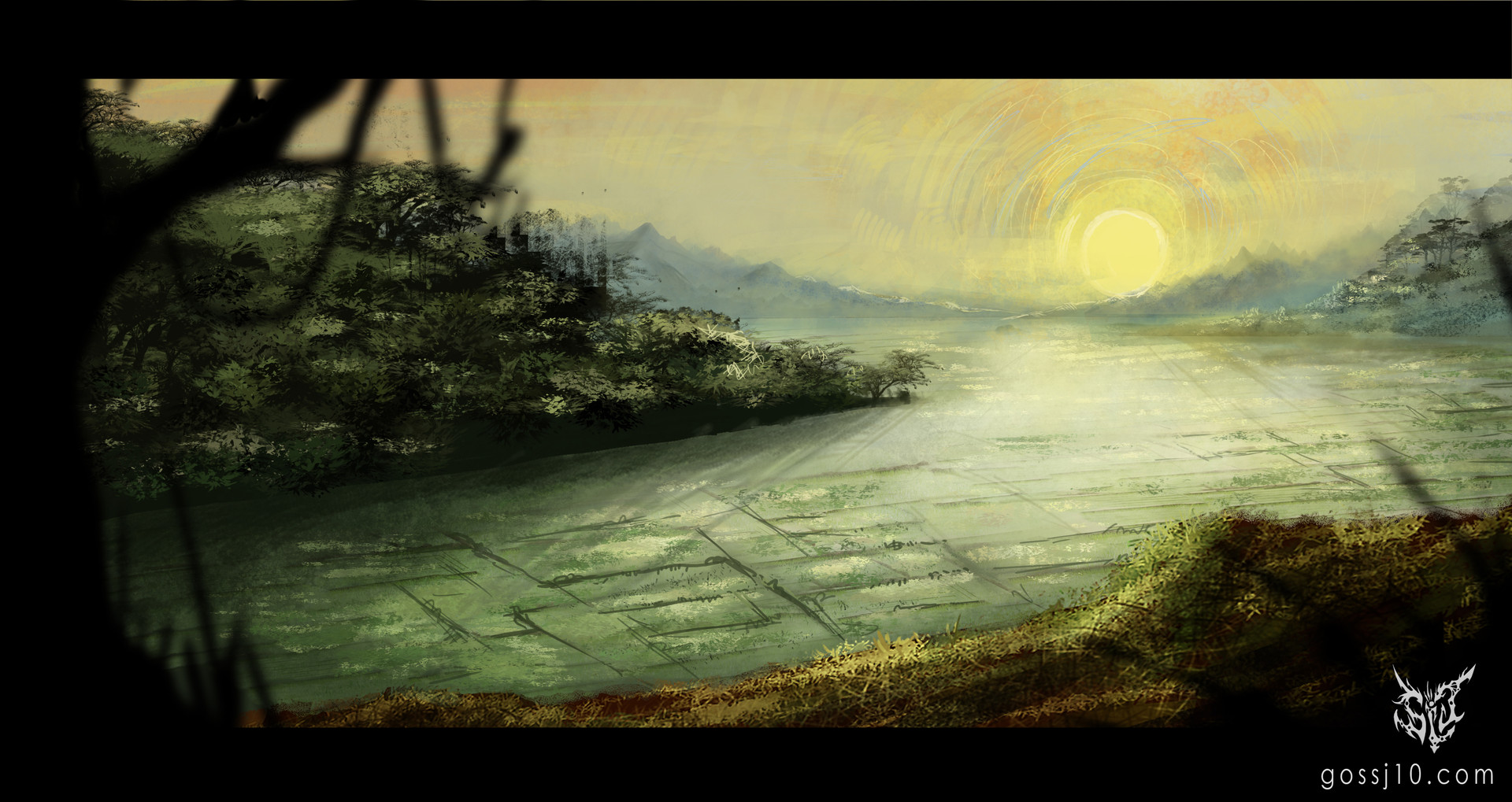 ArtStation - Rice Field