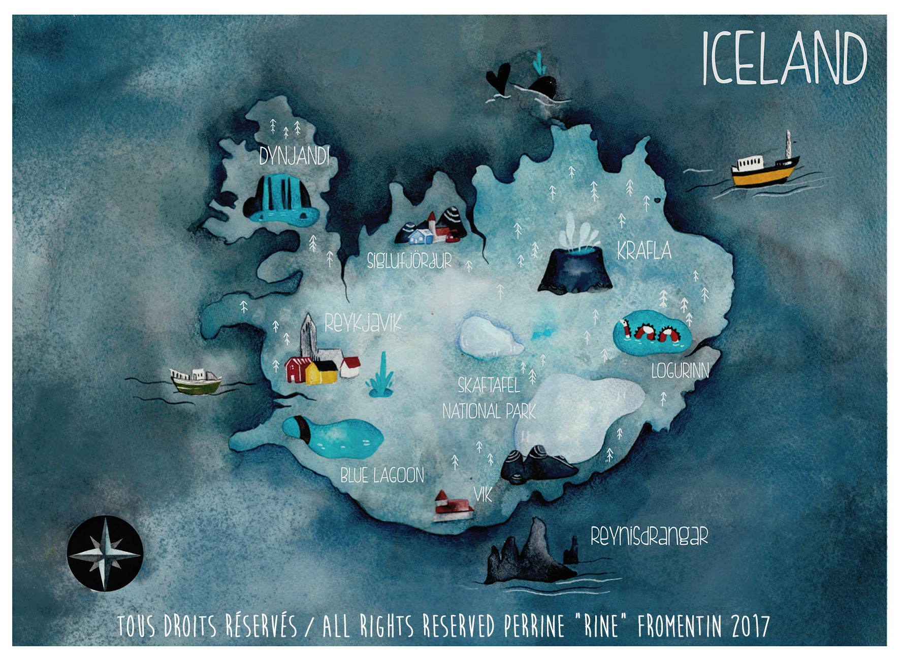 ArtStation - Iceland Child Map