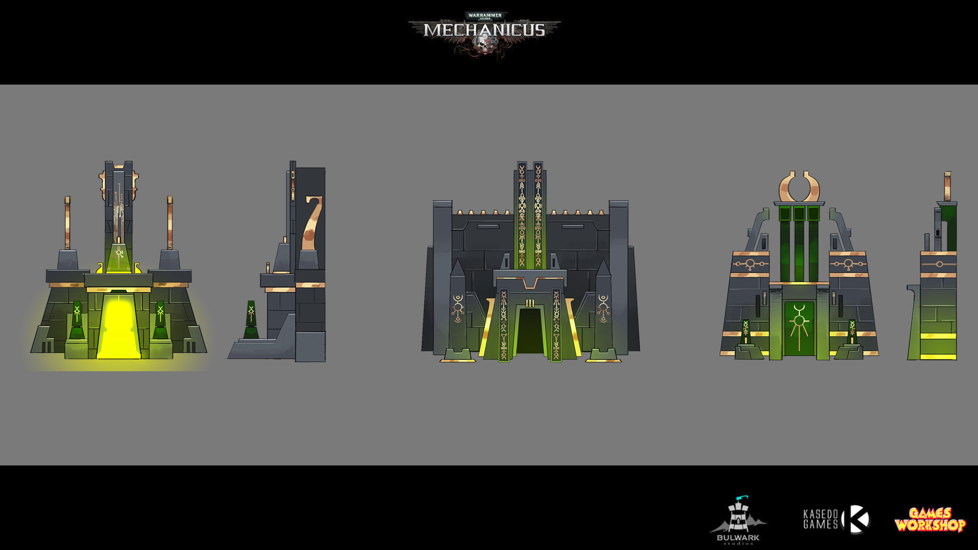 Tatiana Barbesolle - MECHANICUS - Warhammer 40k // Props Design - 2D/3D