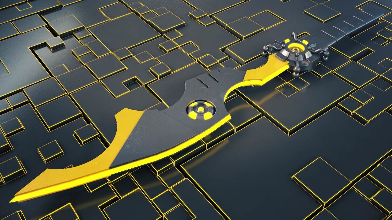 ArtStation - Cyber Fantasy Sword 7