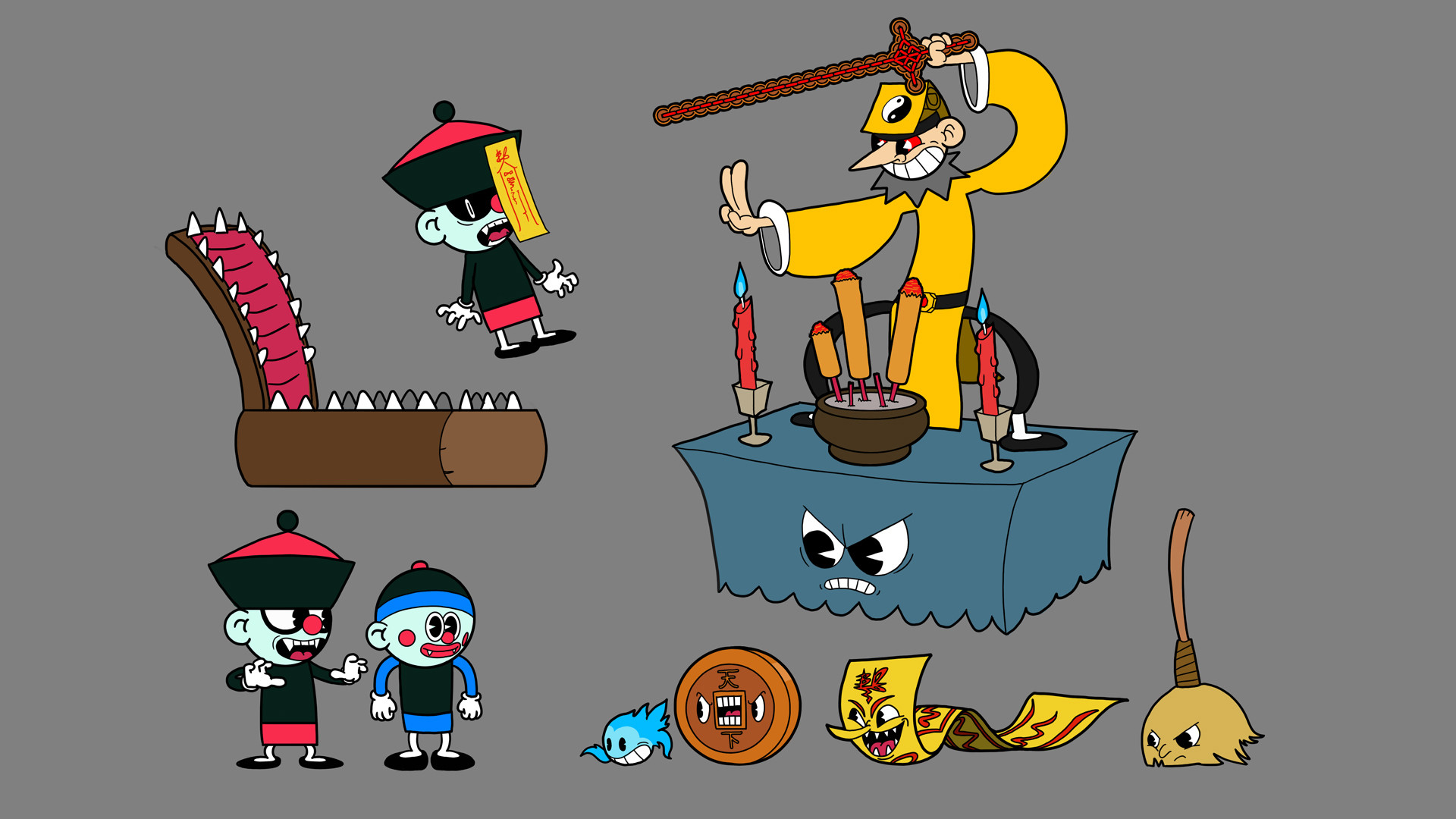 ArtStation - Character art for Jianshi DLC