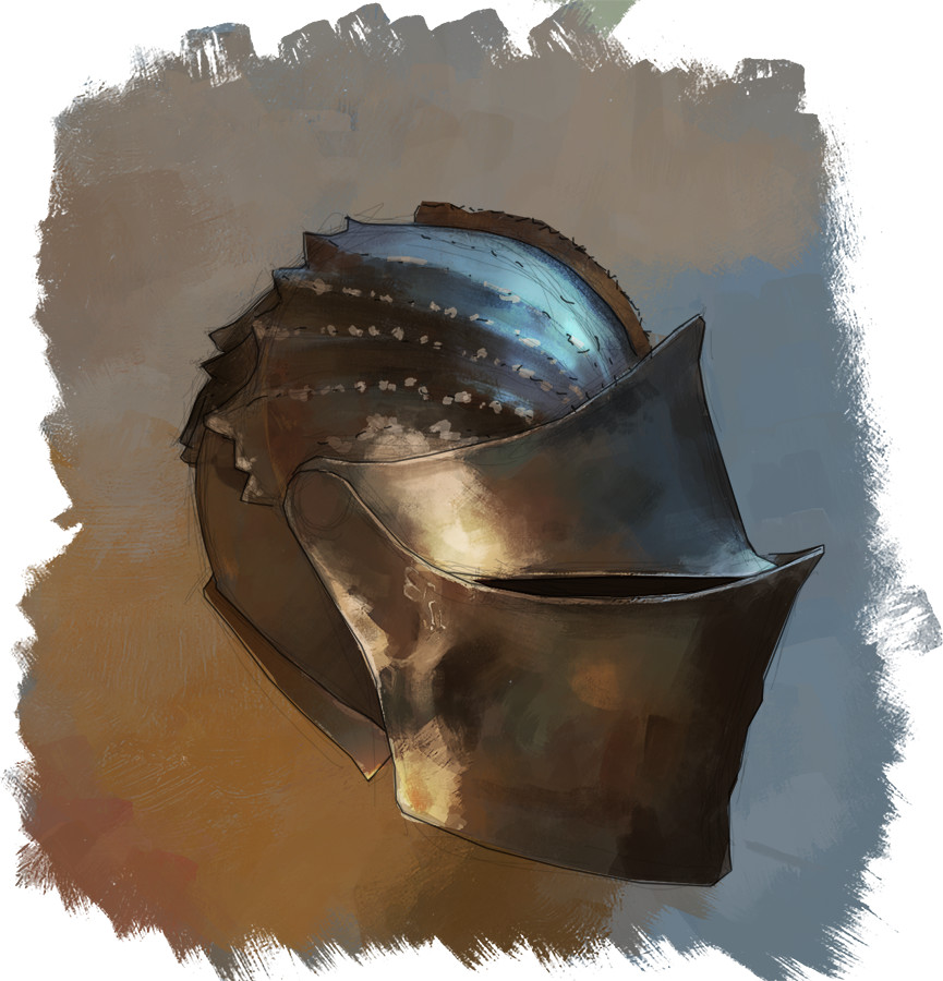 ArtStation - metal helmet studies