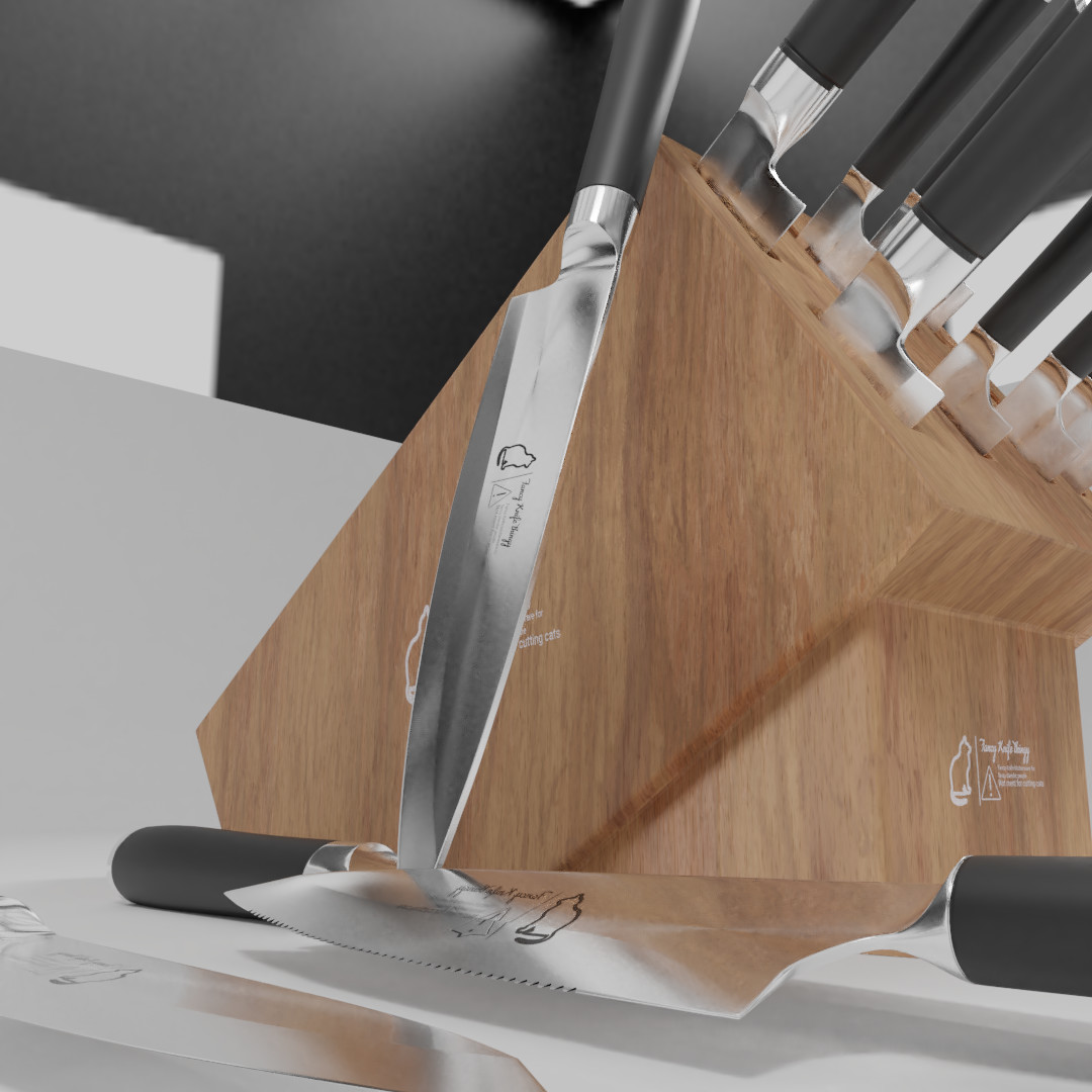 ArtStation - kitchen knives