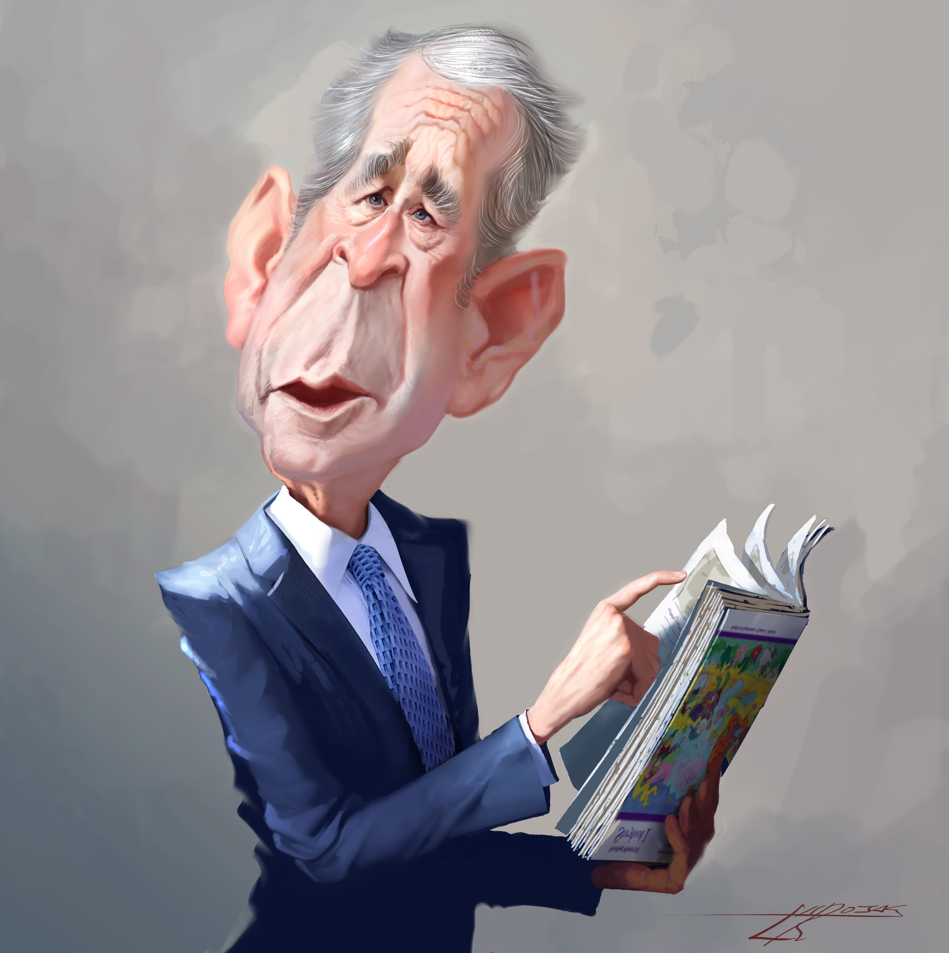 Caricature De George W Bush