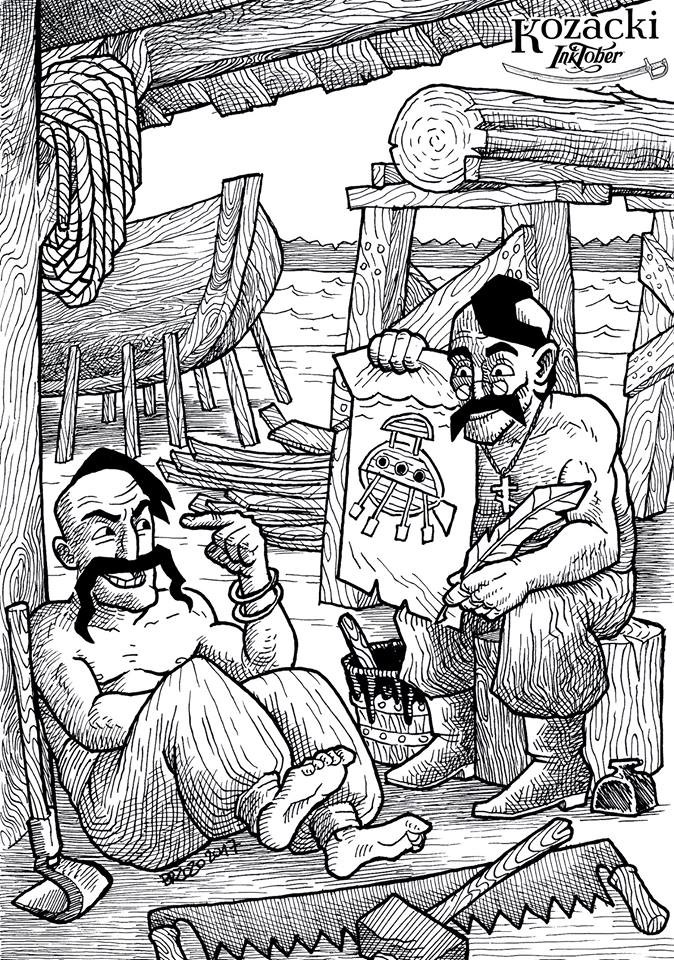 fur trade coloring pages
