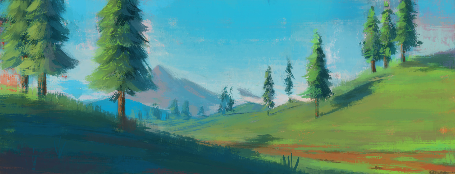 ArtStation - Environment sketching for fun