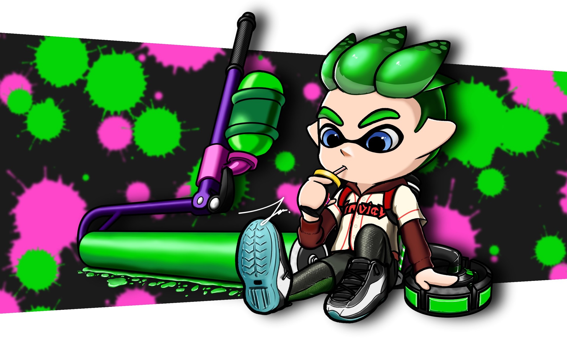 how to draw inkling boy