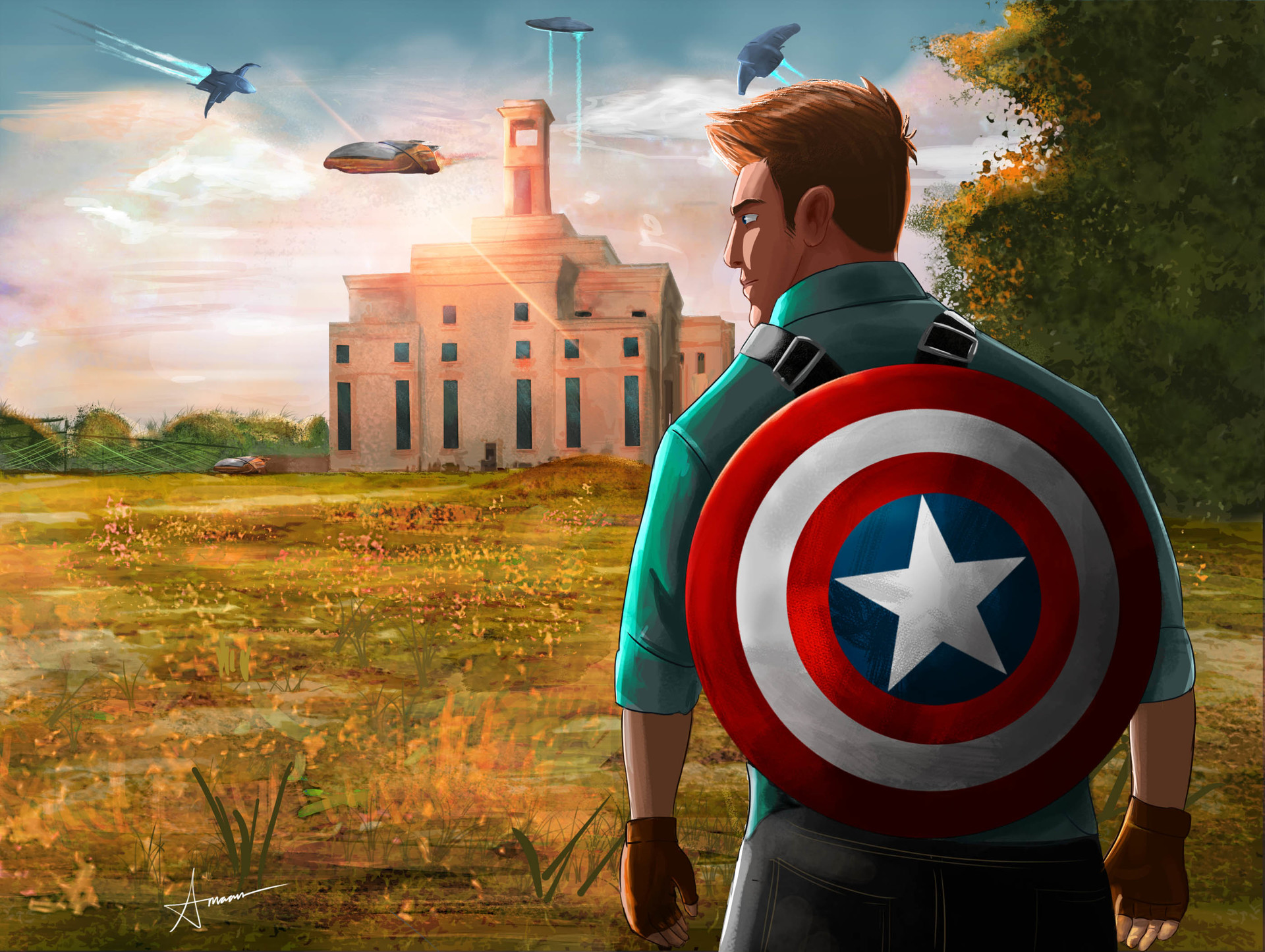 ArtStation - Captain in Field