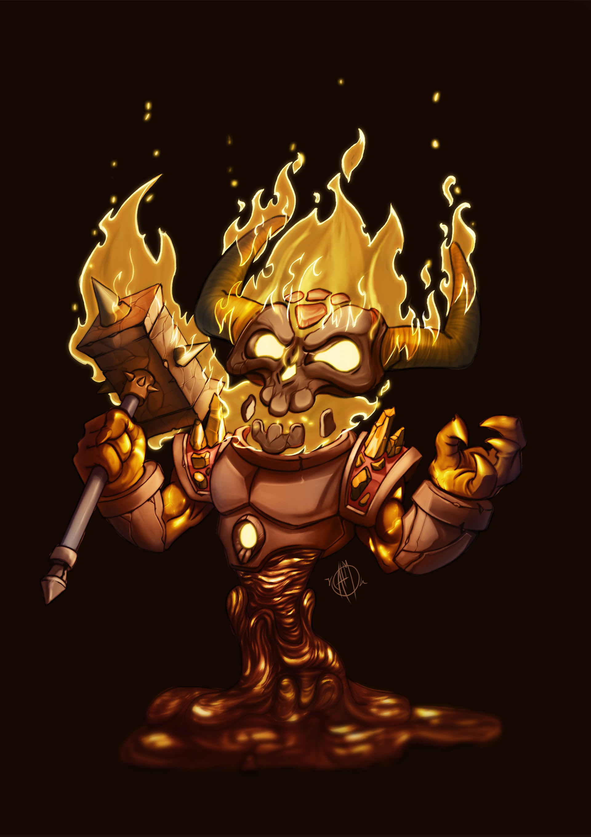 ArtStation - Little Ragnaros