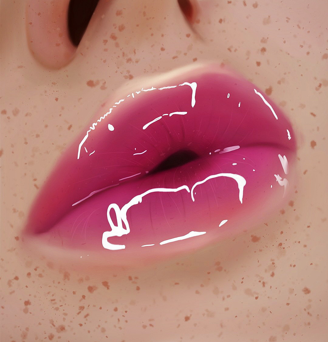 how to draw lips autodesk sketchbook