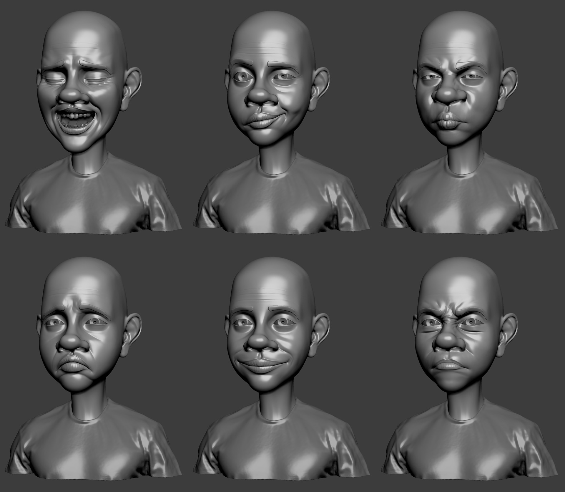 ArtStation - Blendshape Practice