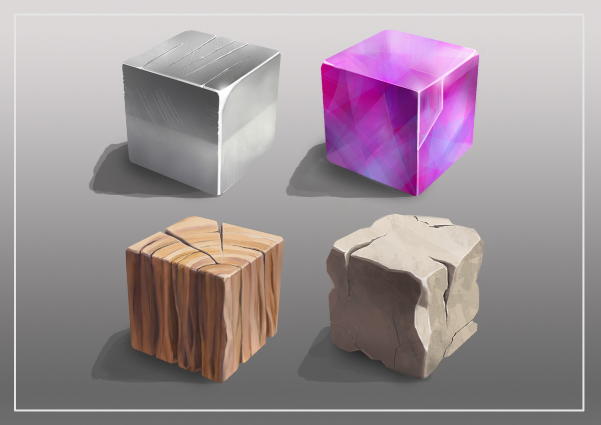 ArtStation - different material