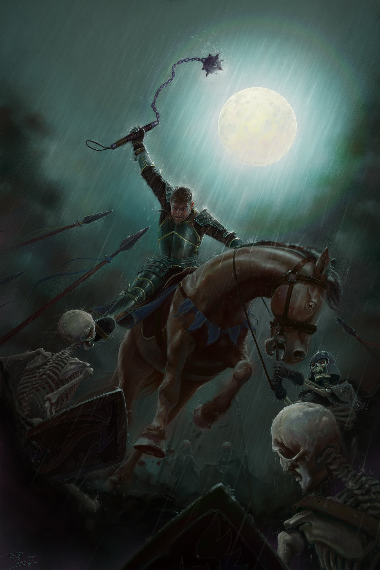 ArtStation - Battling Demons