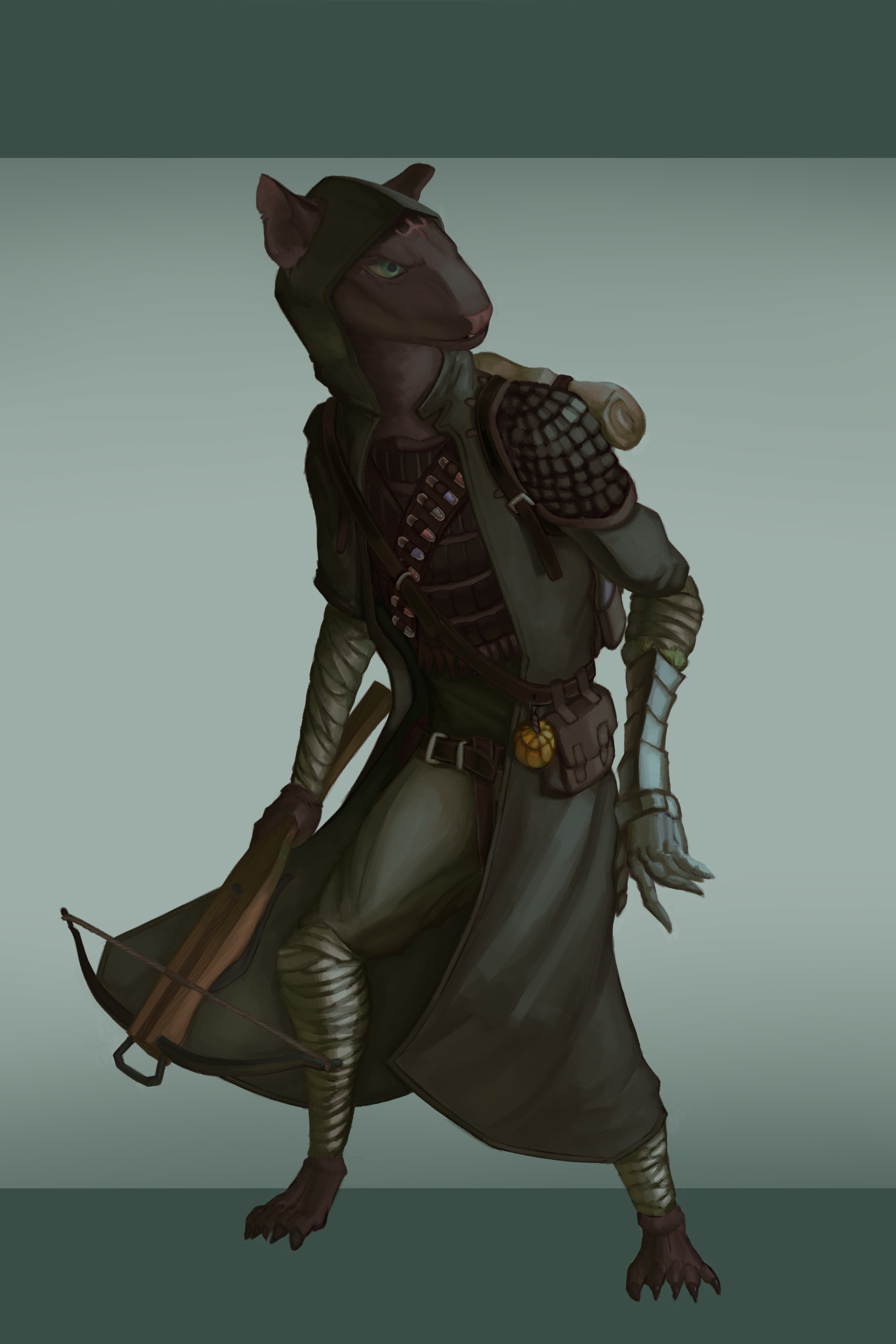 ArtStation - Skas, the ratfolk Alchemist