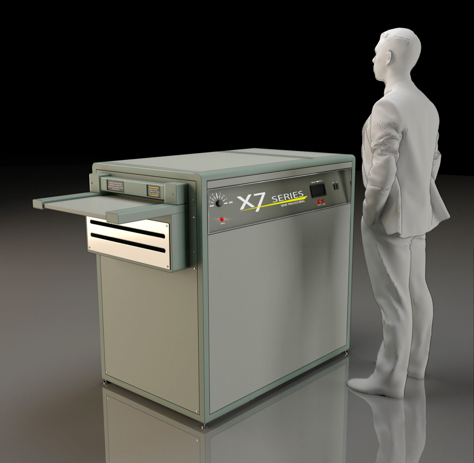 ArtStation - vintage xray printer