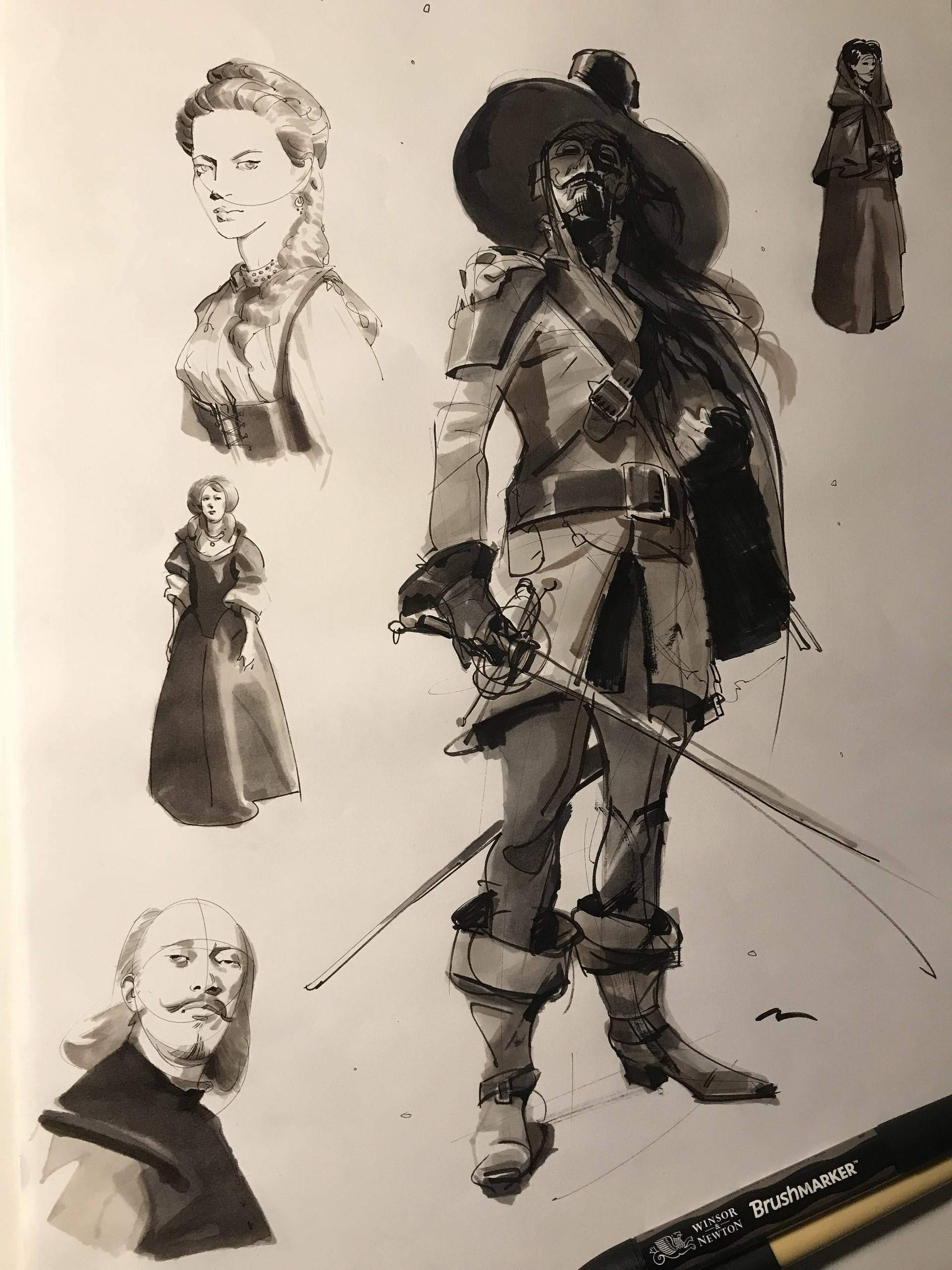 Mauro Belfiore - Drawings & Sketches